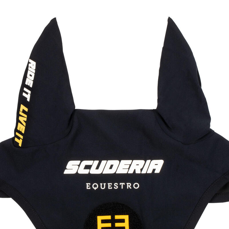 Bonnet anti-mouches pour cheval Equestro Scuderia EQUESTRO | Decathlon