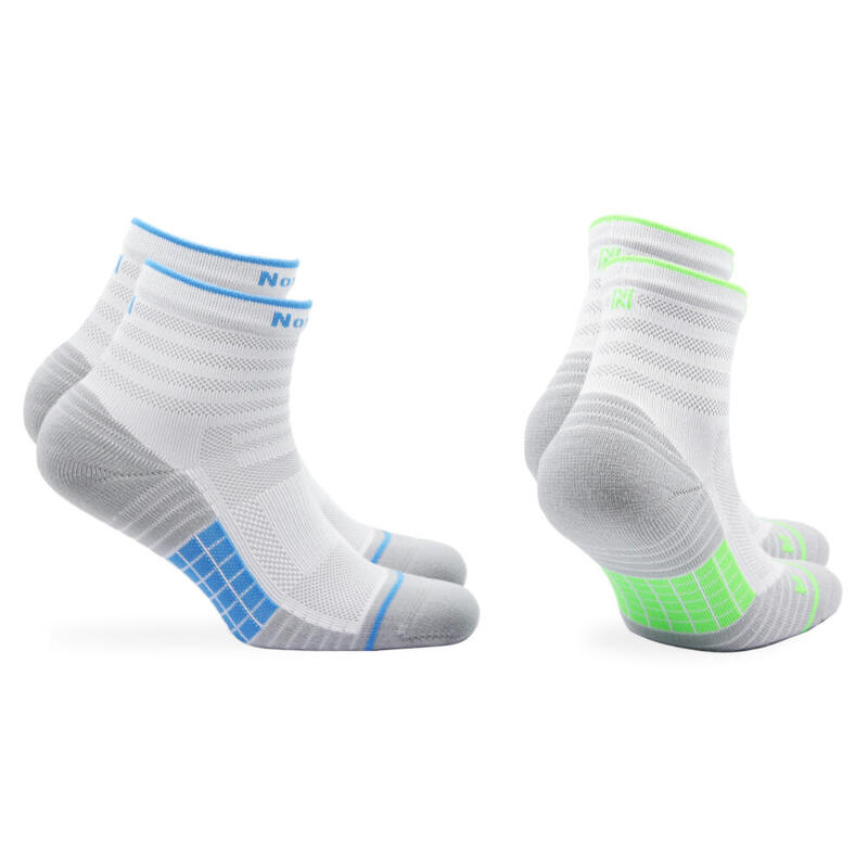 Chaussettes de Sport Antibactériennes - Sans Coutures - 2 paires Blanc ...