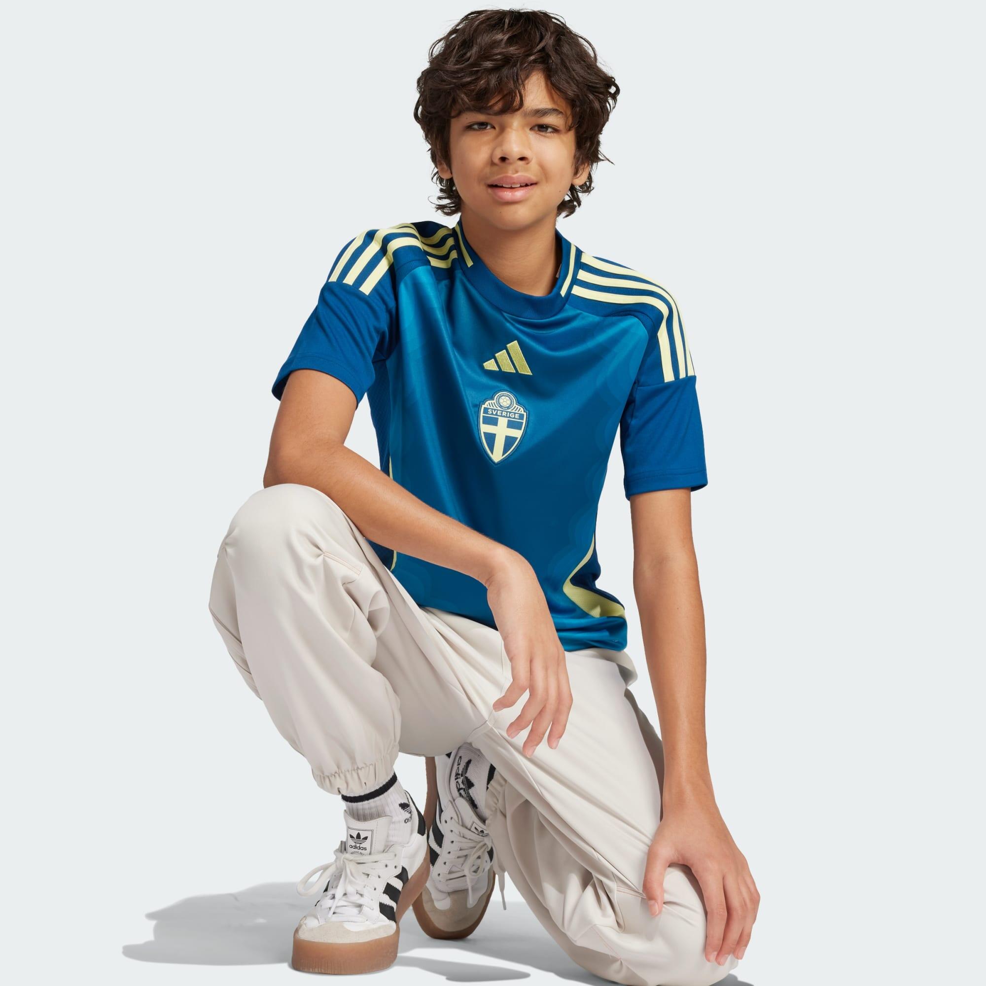 Sweden 25 (Women's Team) Away Jersey Kids ADIDAS | Decathlon