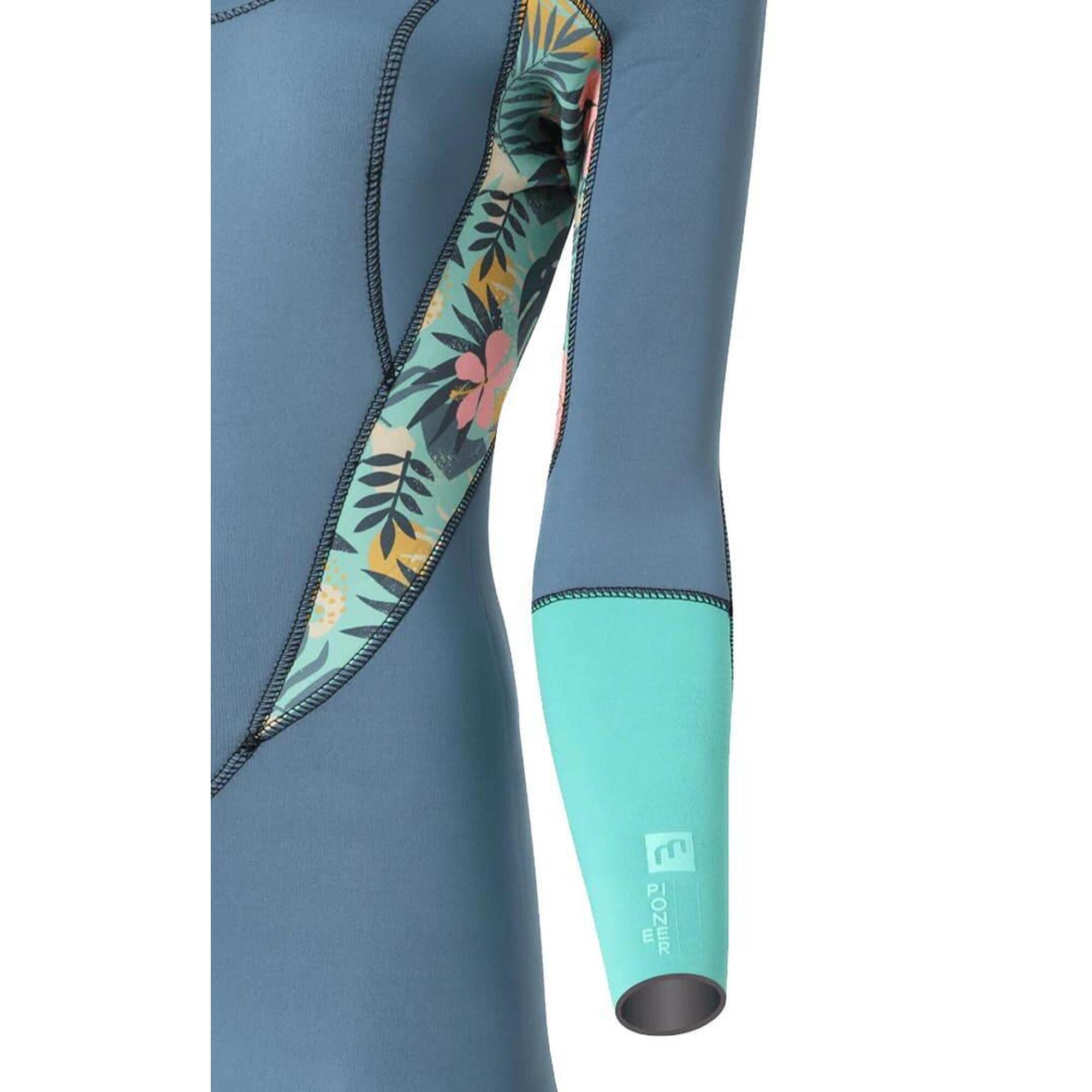 4/3 Pioneer - Zip Dos Combinaison Surf Femme MDNS | Decathlon