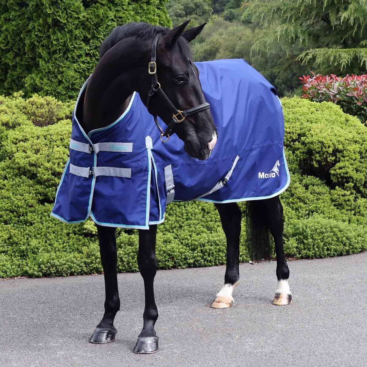 Lightweight waterproof horse turnout rug, Ventomasta 0g blue | Decathlon