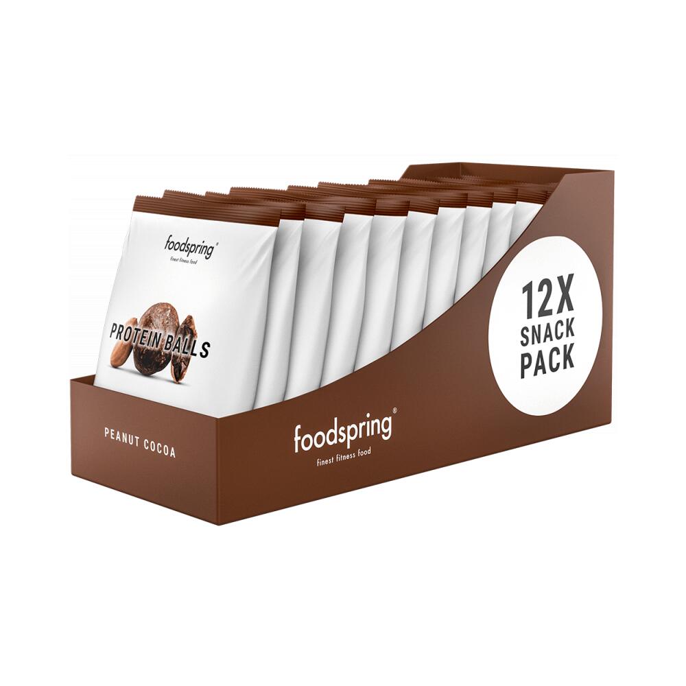 foodspring Protein Balls (12x40g) Peanut Cocoa FOODSPRING | Decathlon