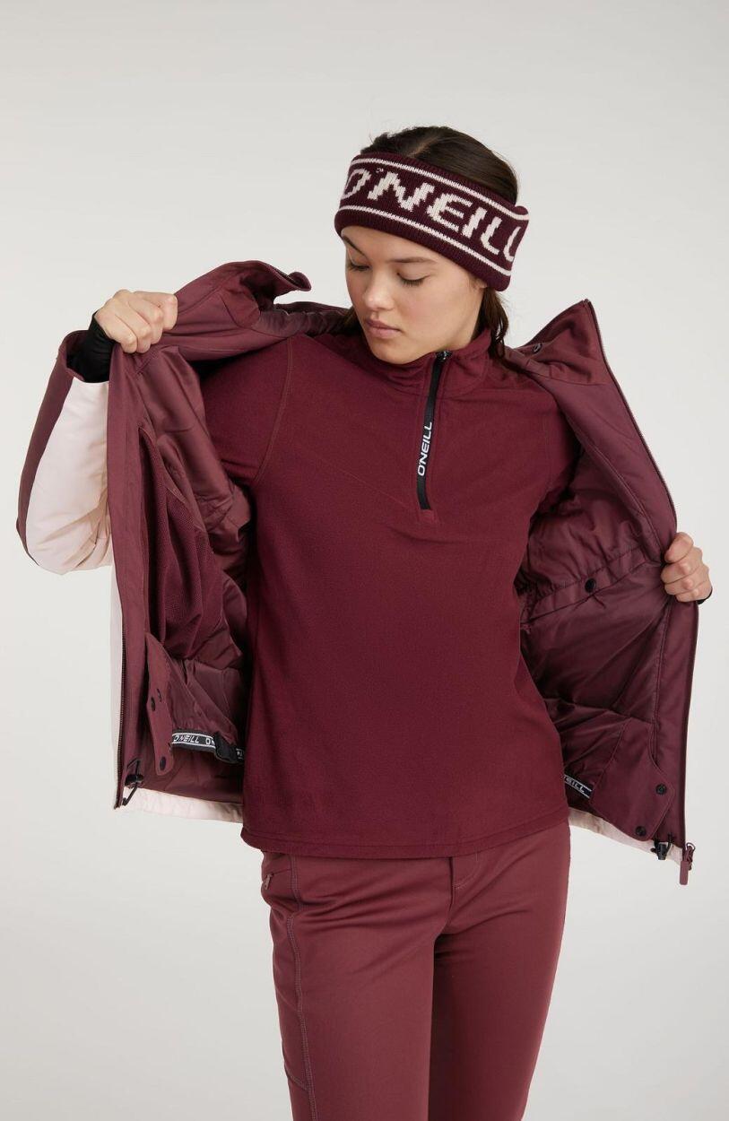 O'NEILL O'neill Jassen APLITE JACKET DAMES Windsor Wine Colour Block ...