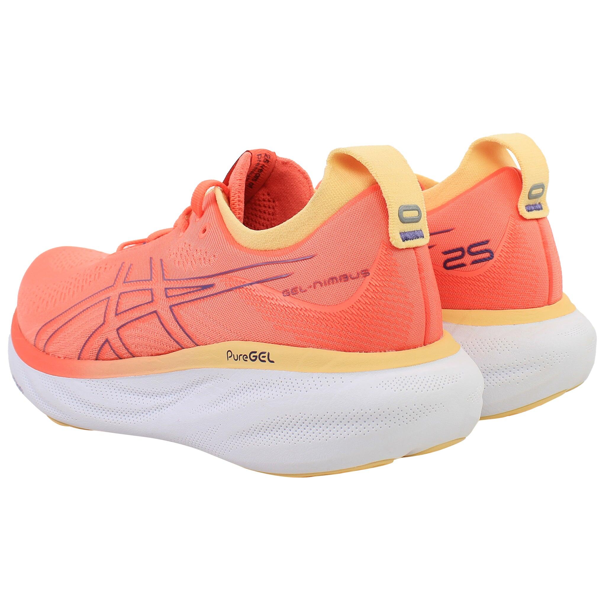 Asics Gel-Nimbus 25 Womens Orange Running Shoes ASICS | Decathlon