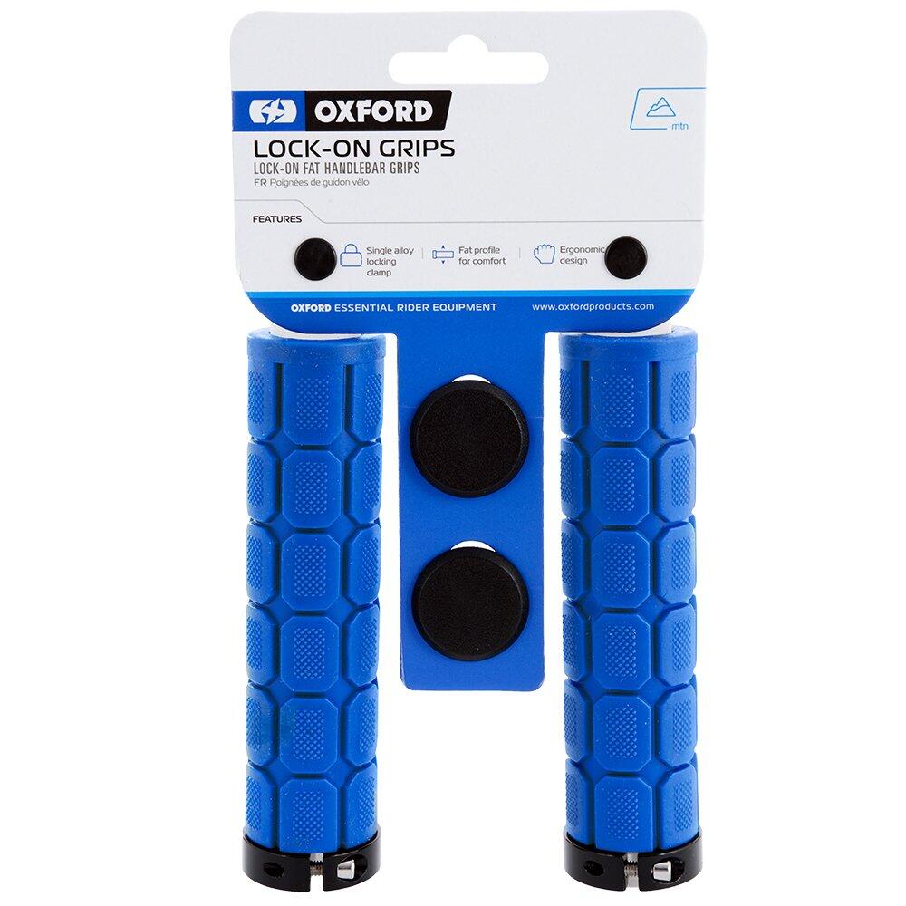 Oxford Lock On Fat Grips Blue OXFORD | Decathlon