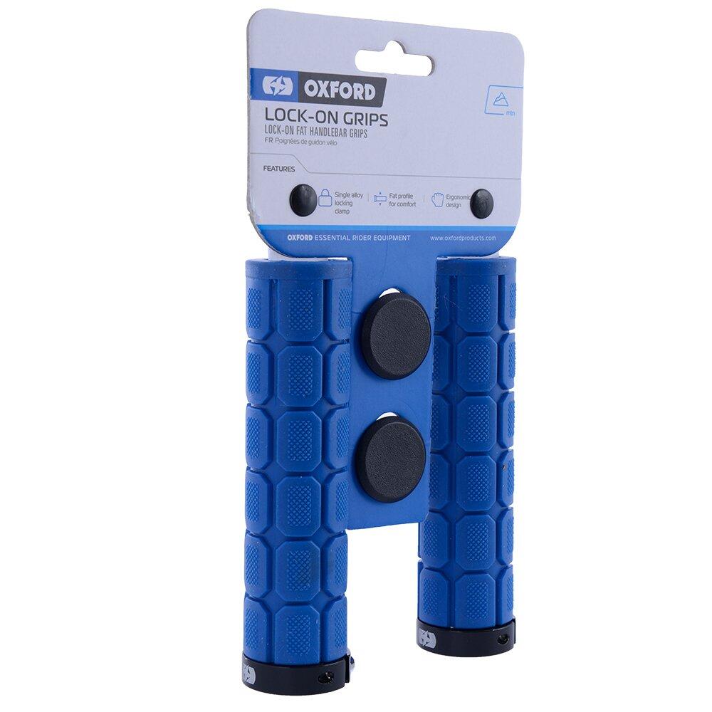 Oxford Lock On Fat Grips Blue OXFORD | Decathlon