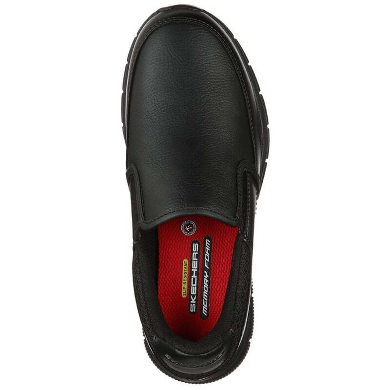 CONFORTABLE MOCASsans BASKETS Trabajo FEMME Skechers Nampa- Annod NOIR SKECHERS | Decathlon