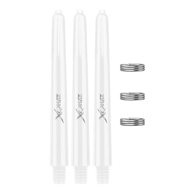 XQmax darts szár egyszínű 48 mm műanyag, fehér XQ MAX - Decathlon