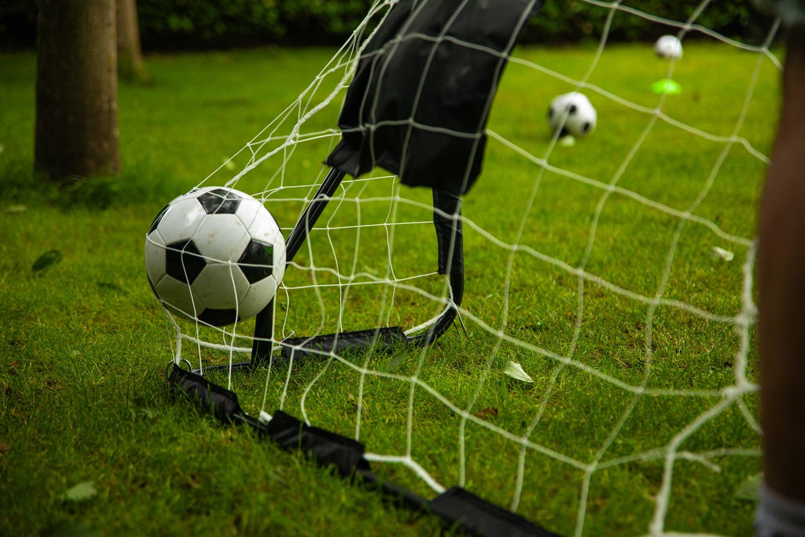 Football Goal with Backstop - Football Goal - 215 x 150 cm VIRTUFIT ...