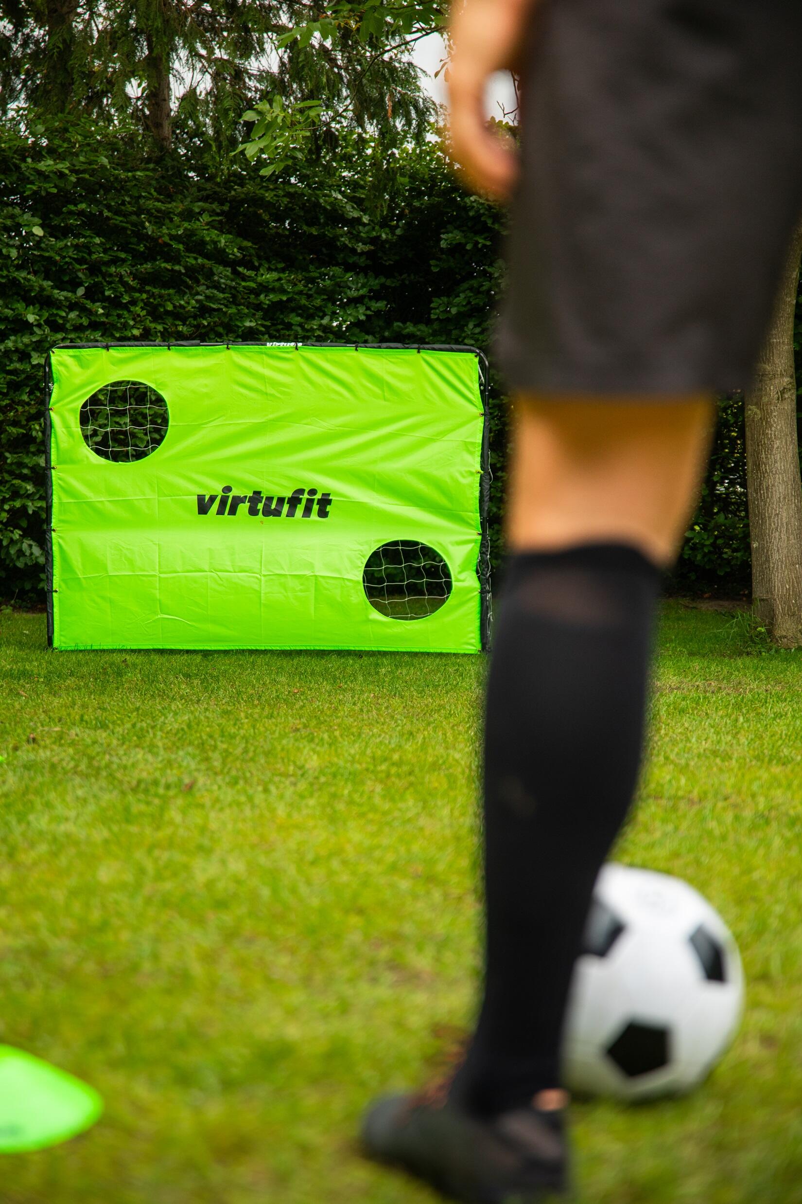 Football Goal with Backstop - Football Goal - 215 x 150 cm VIRTUFIT ...