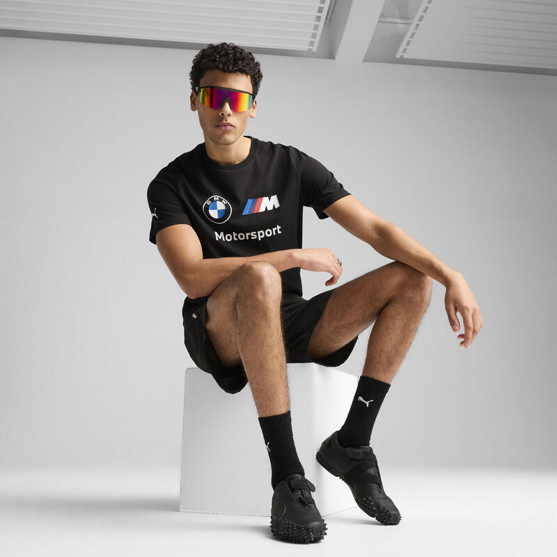 PUMA - Tricou cursă motociclism bărbați mânecă scurtă Essentials Logo ...