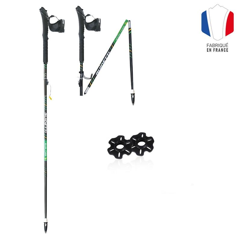 Bâton de trail pliable Guidetti Explore Néo (x2) GUIDETTI | Decathlon