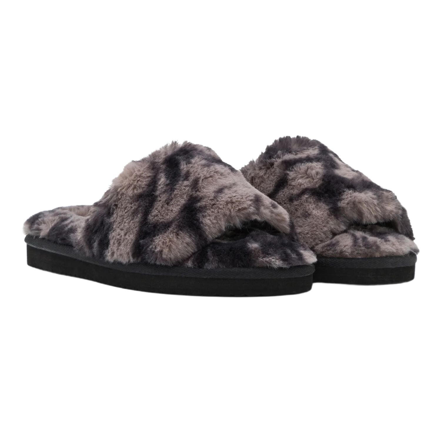 Vrouwen Flip Flop Slide*Bont camping slippers FLIP FLOP | Decathlon