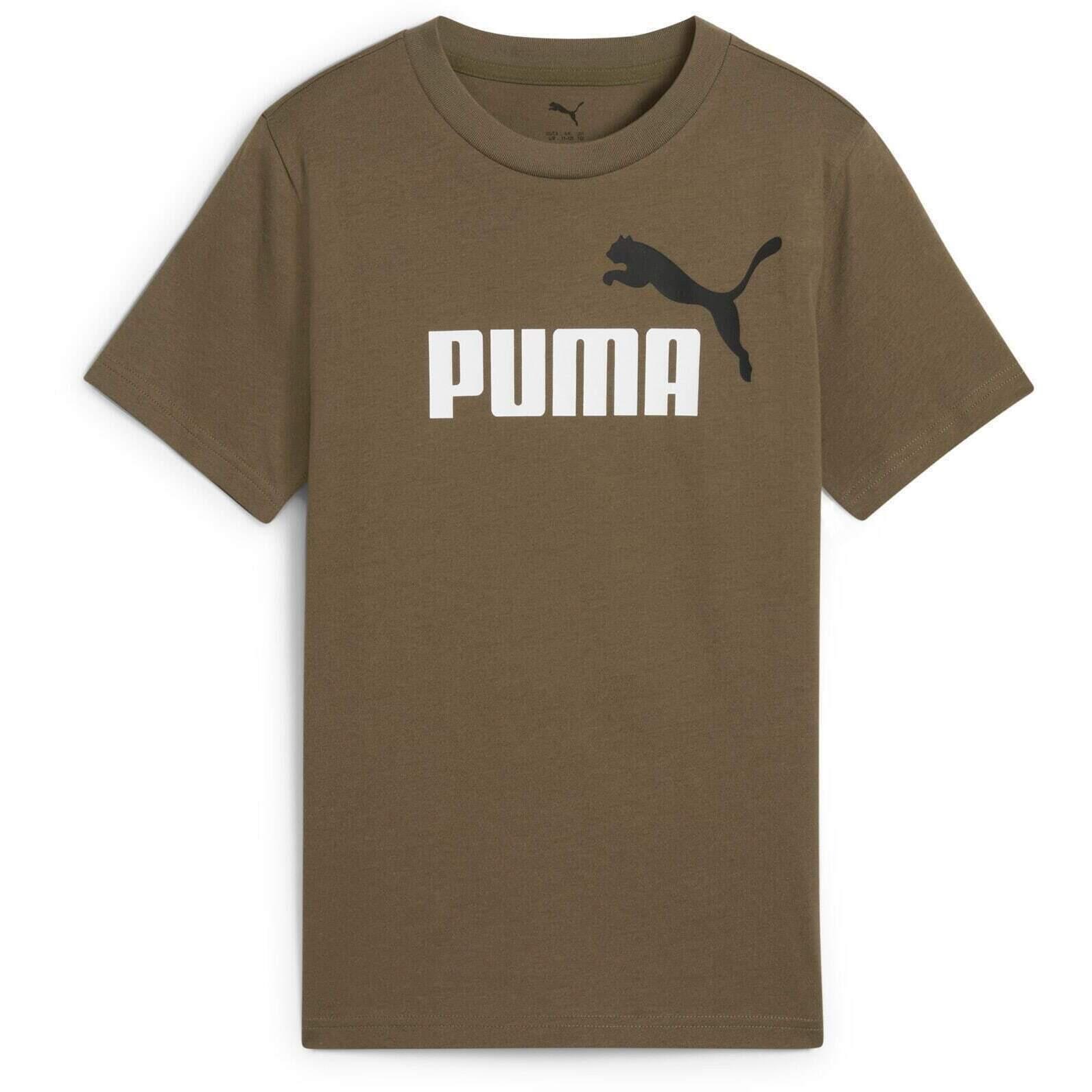 T-shirt Puma Ess 2 Color No.1 Logo Tee B, Bruin, Kinderen PUMA | Decathlon