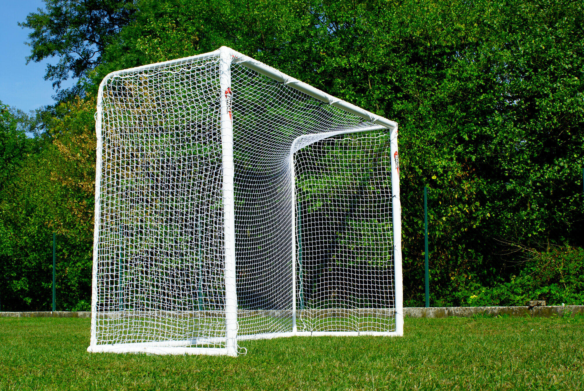 STADIUM 3x2 m uPVC Football Goal with Quick Assembly and Shooting Wall ...
