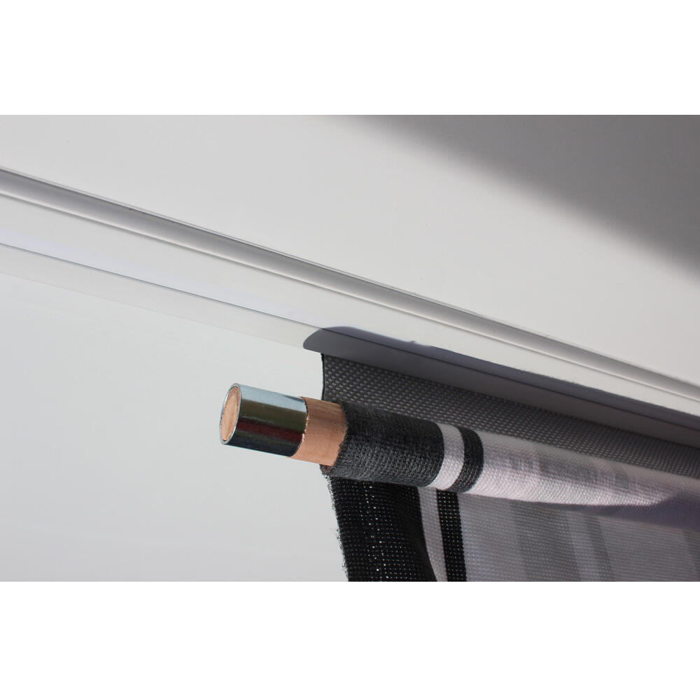 Windbreak 7 Pole Navy Stripe (5.4m single piping) OUTDOOR REVOLUTION | Decathlon