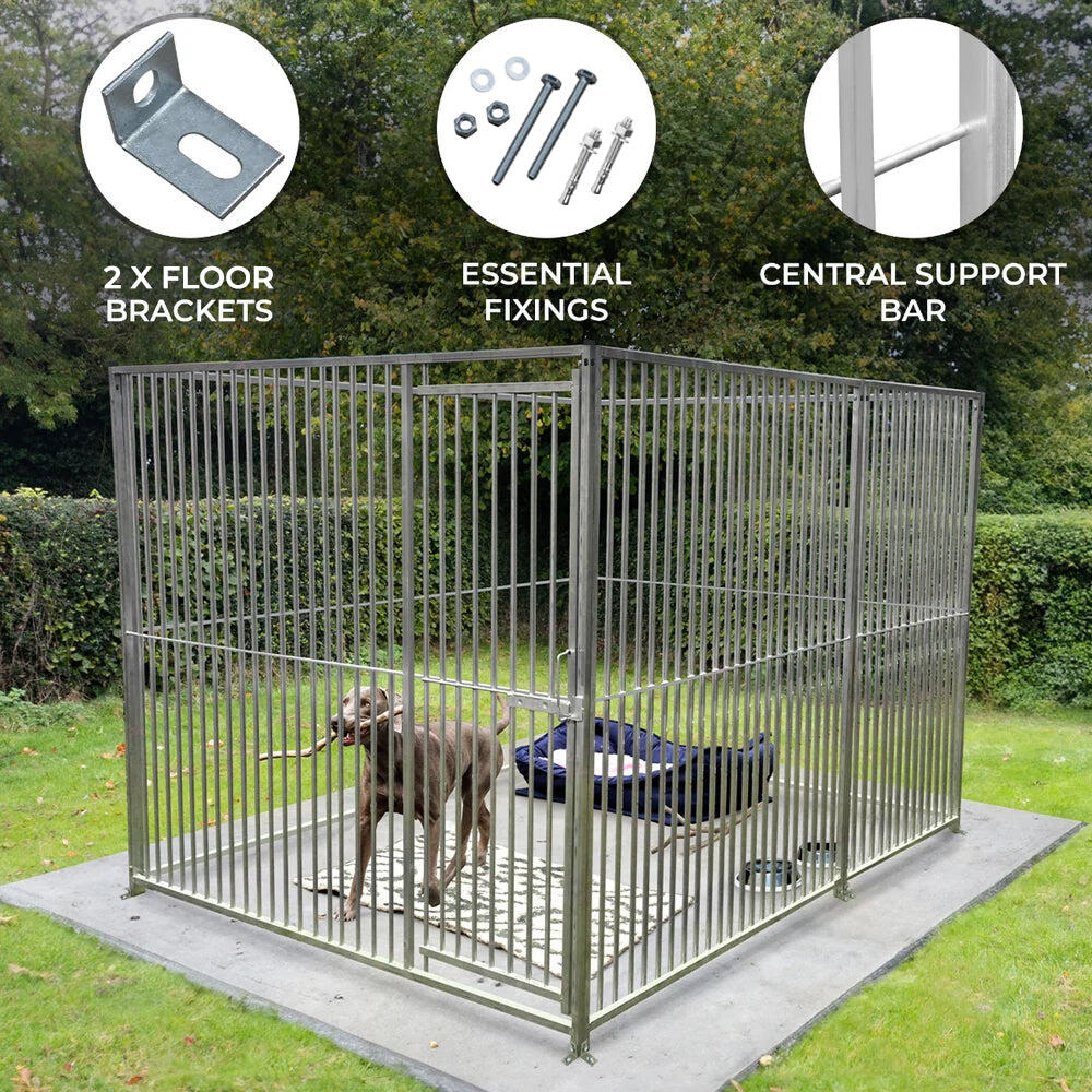 1.5m Dog Run Panel – 8cm Bar Spacing MONSTER | Decathlon