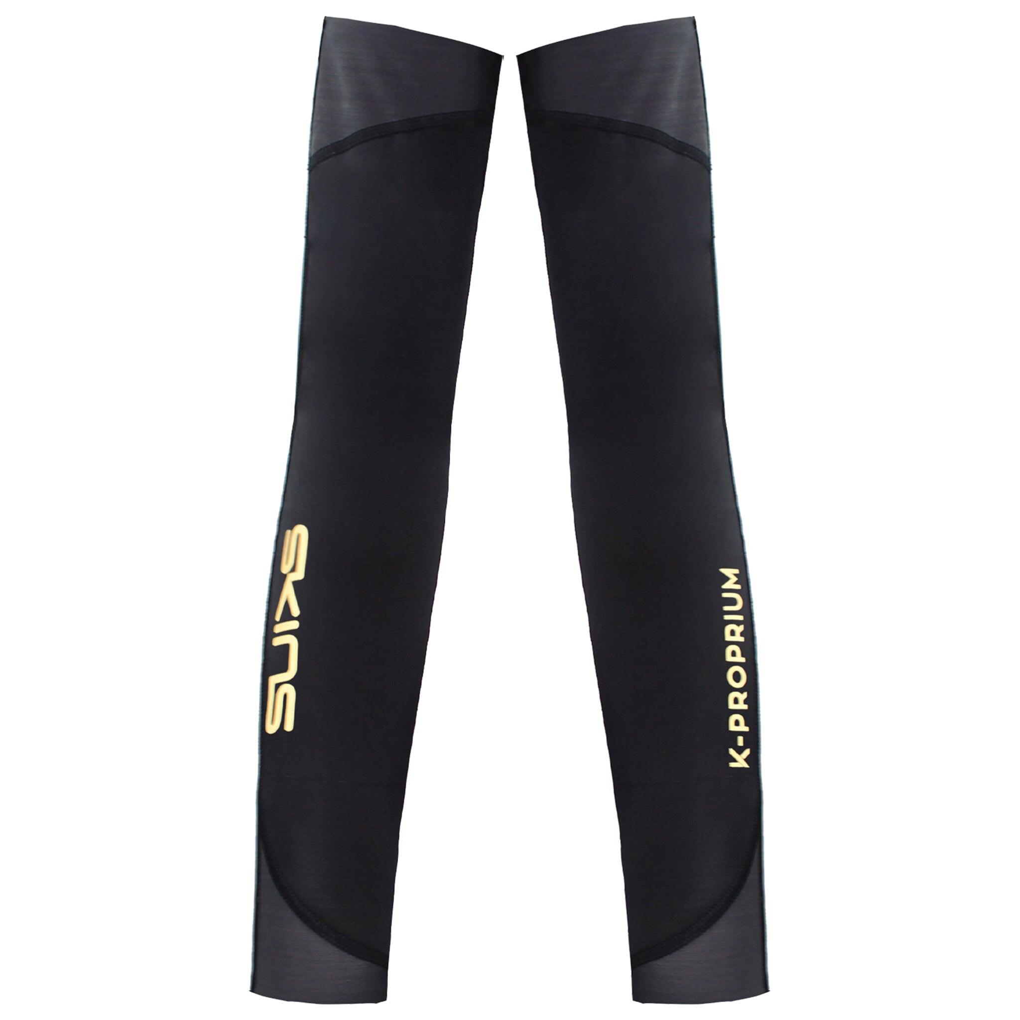 Skins DNAmic Essentials Primary Mens Black Arm Sleeves | Decathlon