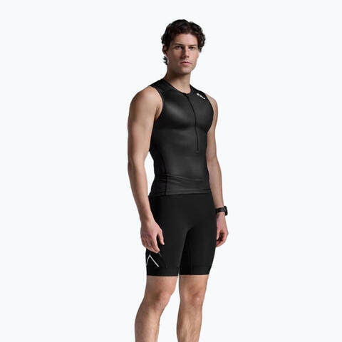 2XU 2XU Core Tri Tank-fietstanktop voor heren | Decathlon
