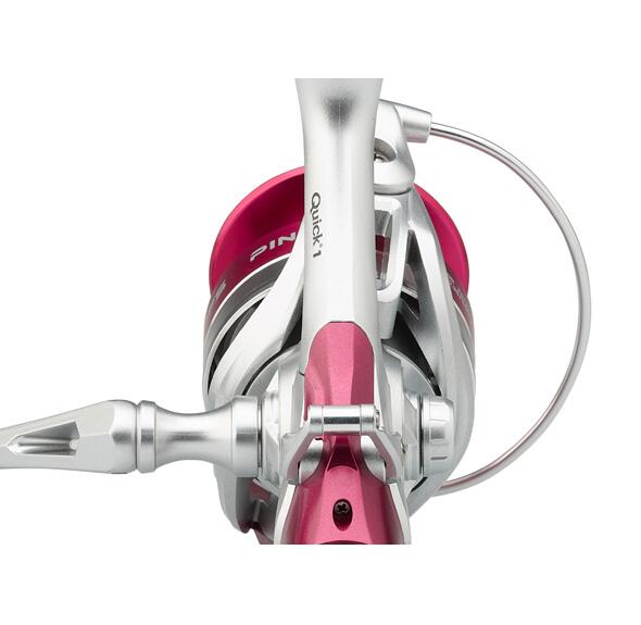 Moulinet à tambour libre DAM Quick 1 Pink 6000 FS pour la pêche à la ...