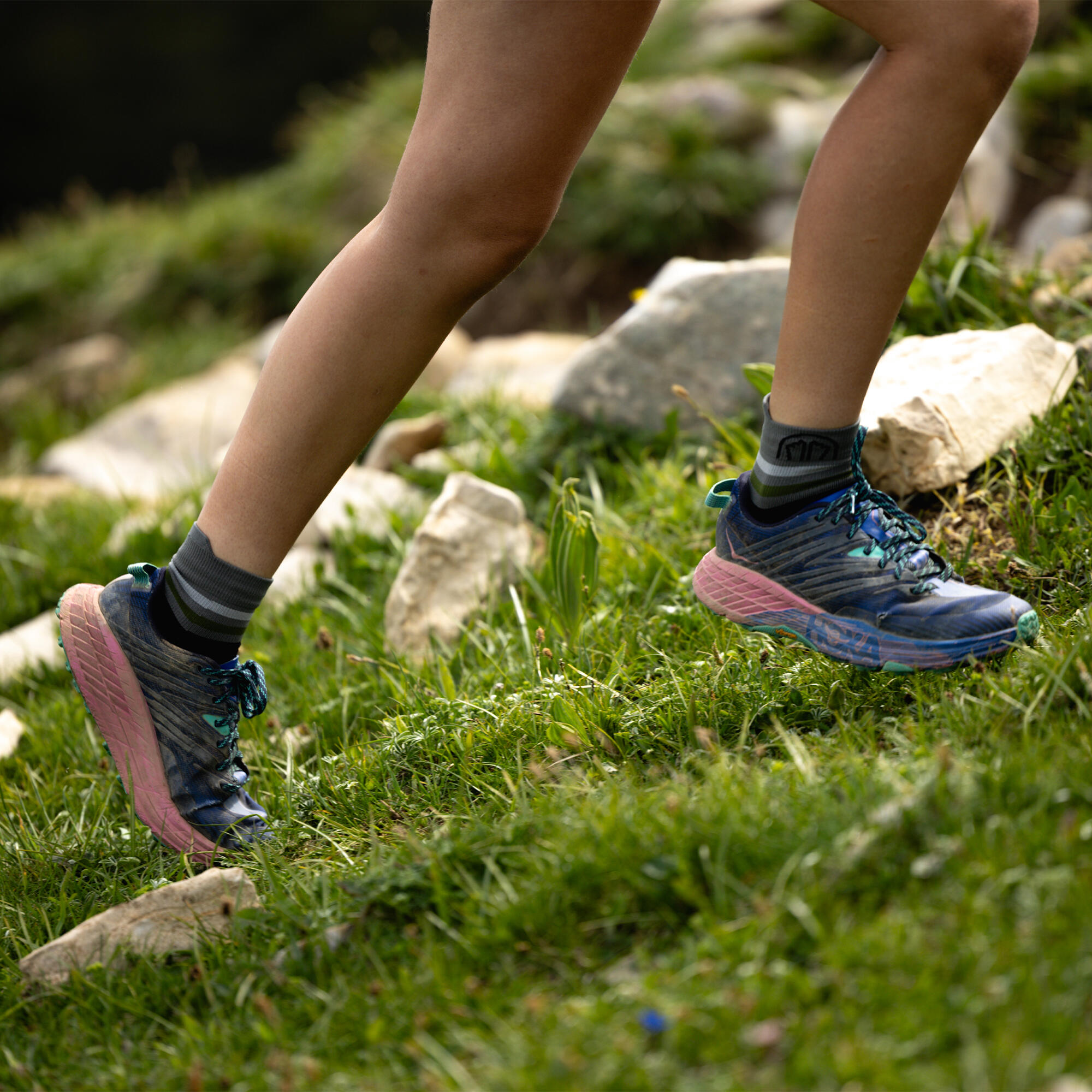 Sidas Run Light ultra-light running socks 25 g grey/black SIDAS | Decathlon
