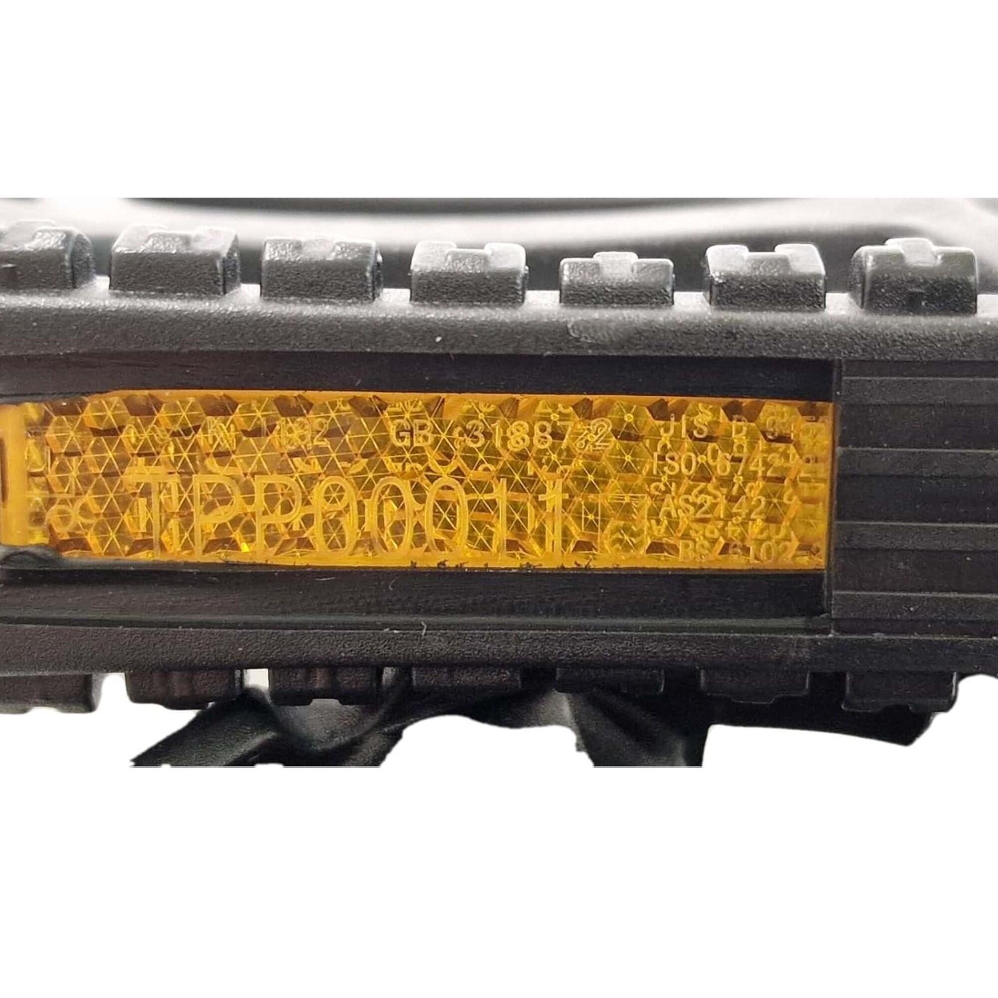 Adult 9/16" Resin Bike/Bicycle Pedals Black - Conforms to BS and GS K1183 | Decathlon