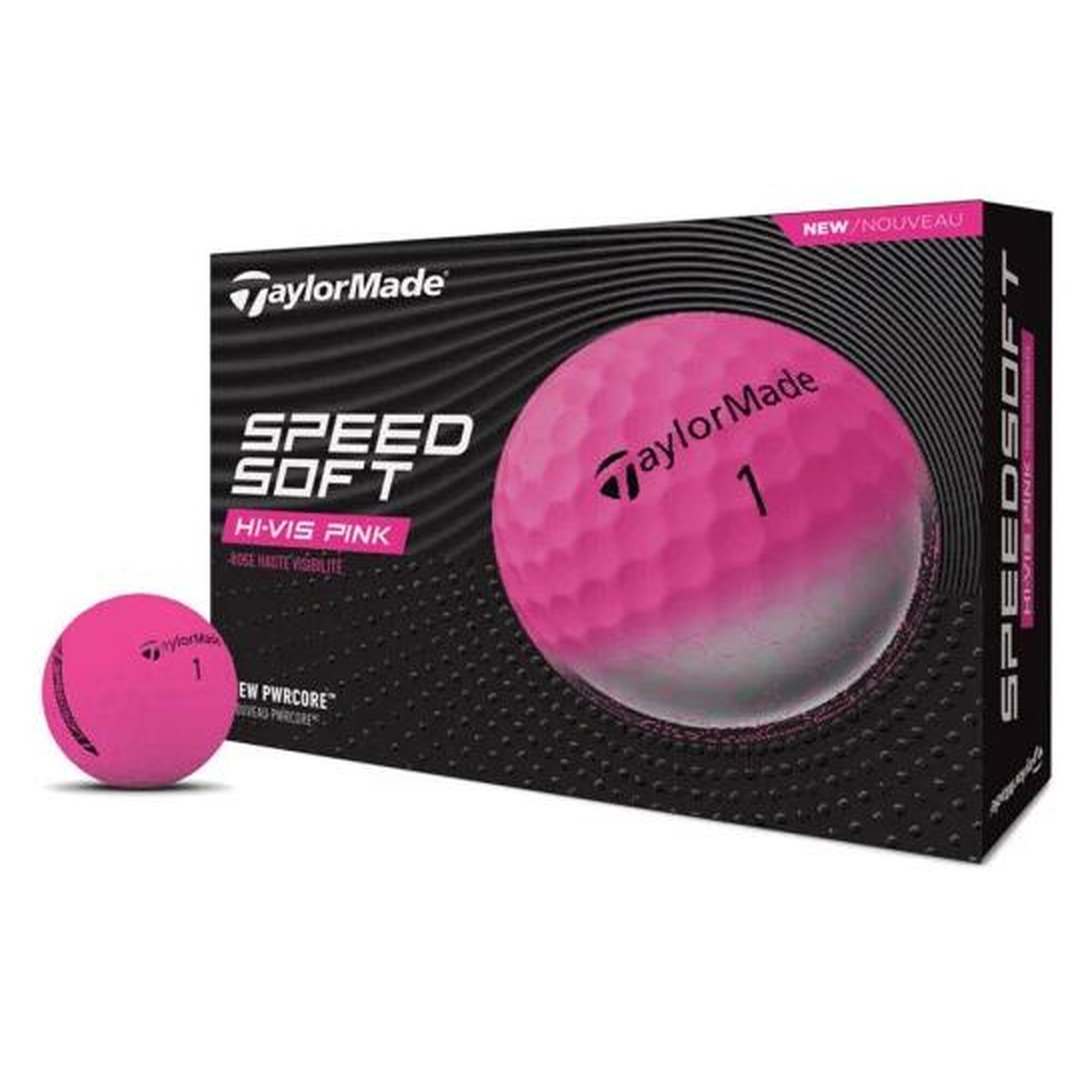 TaylorMade Speed Soft, balles de golf unisexe, rose TAYLORMADE | Decathlon