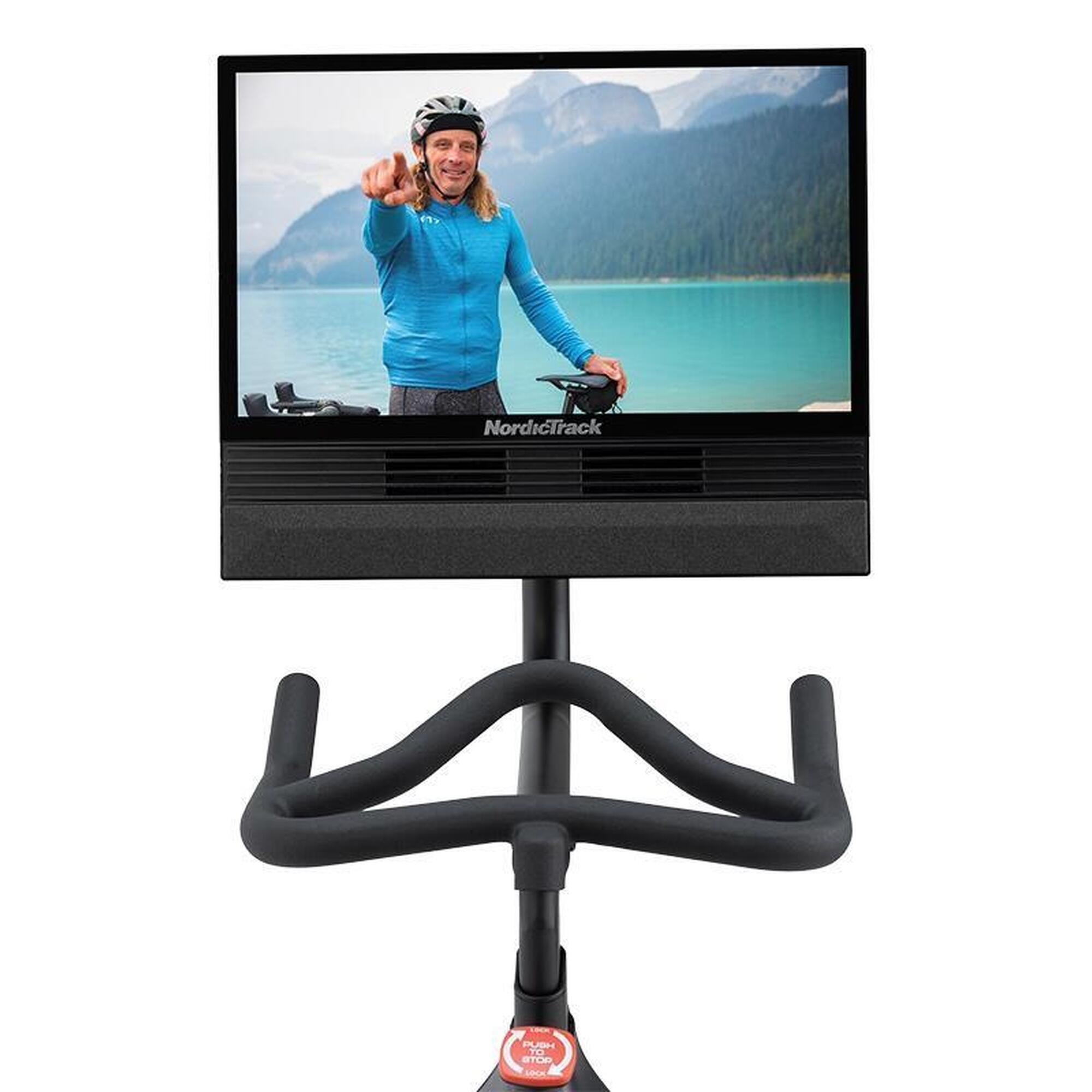 PACK Vélo d'appartement 24 Studio Bike et ses haltères + 1 an de coaching iFIT NORDICTRACK ...