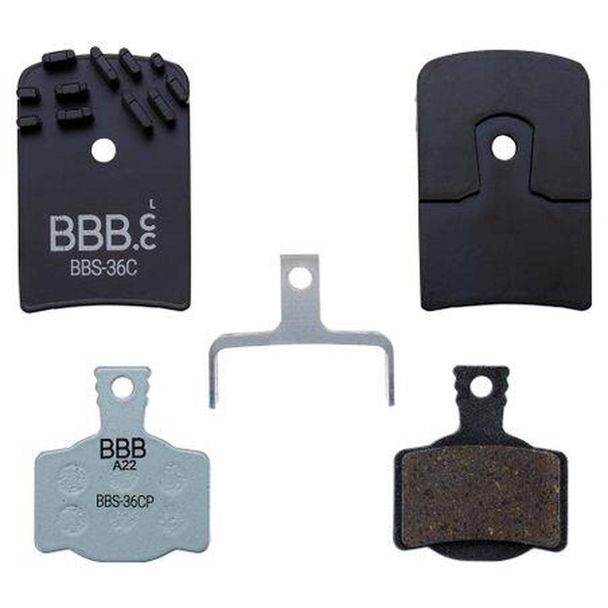Paire de Plaquettes BBB DiscStop Coolfin Organiques pour Magura MT2/4/6 ...