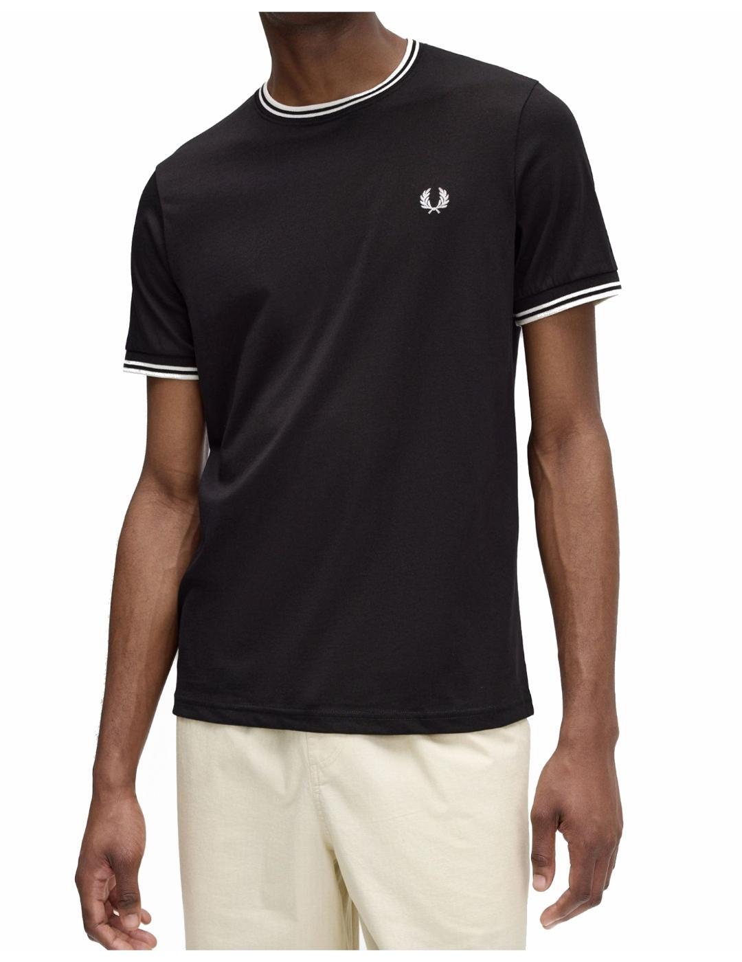 T-shirt met korte mouwen Fred perry model M1588-102-M voor mannen ...