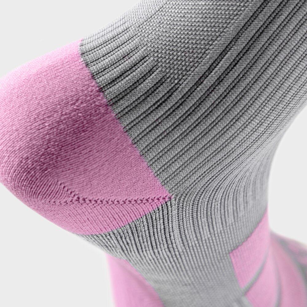 Calze da snowboard Sport invernali Uomo e donna Aoraki Powder Grigio ...