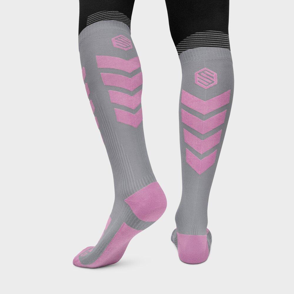 Calze da snowboard Sport invernali Uomo e donna Aoraki Powder Grigio ...