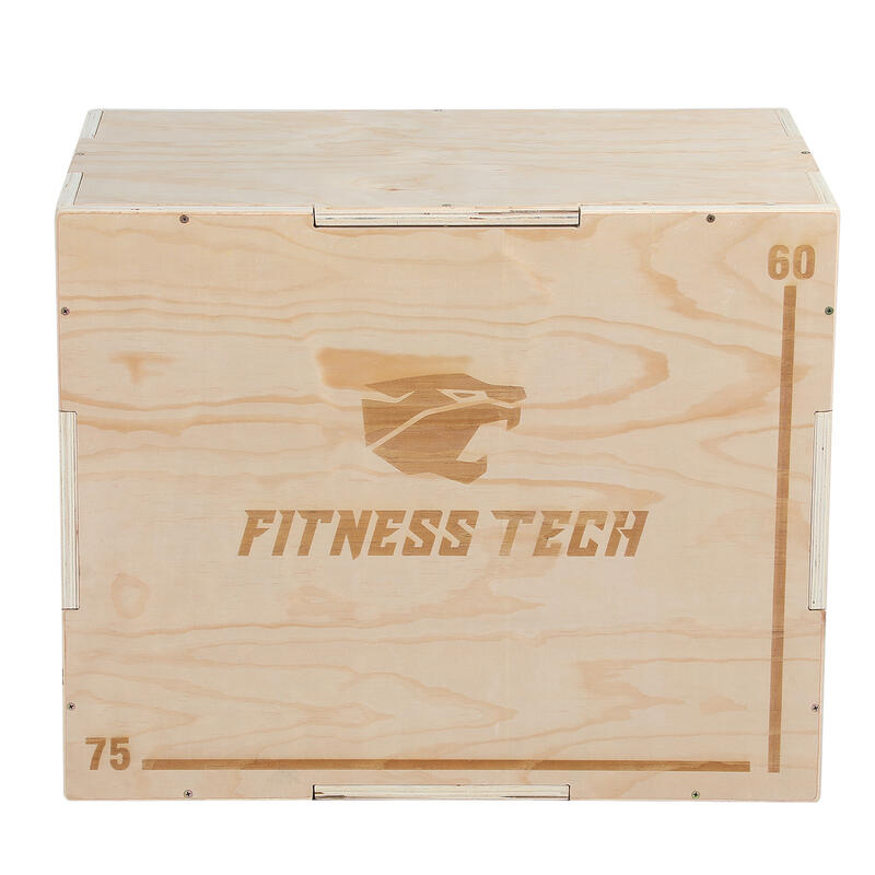 Caisse Pliométrique Bois Box Jump 50×60×75cm Fitness Tech FITNESS TECH ...