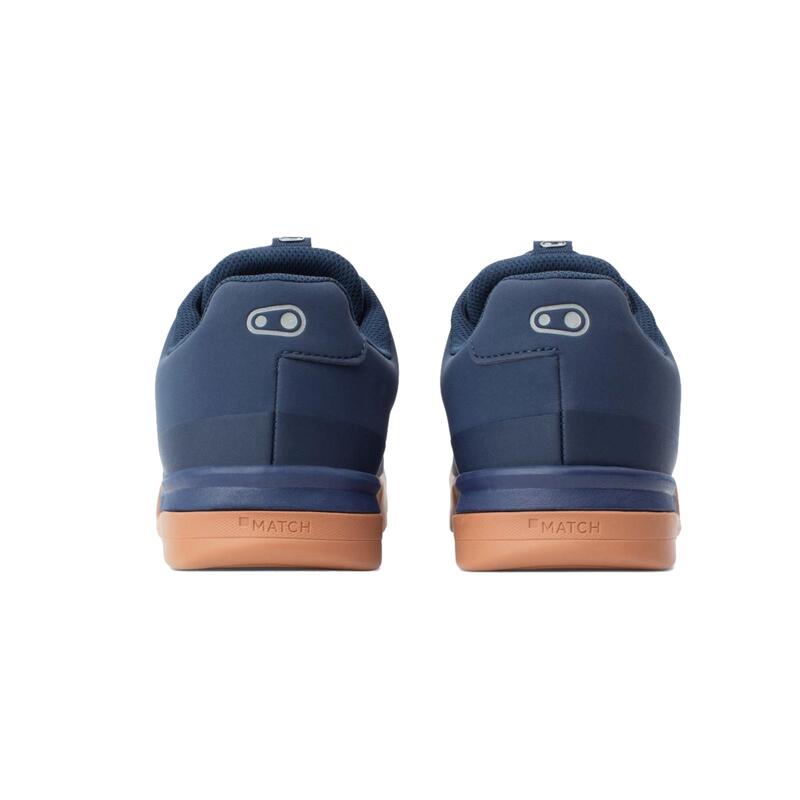 Buty MALLET LACE - granatowe/srebrne/brązowa podeszwa CRANKBROTHERS ...