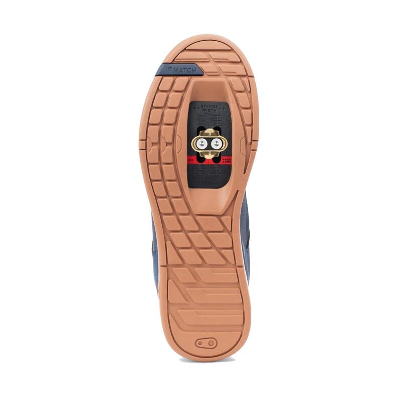 Buty MALLET LACE - granatowe/srebrne/brązowa podeszwa CRANKBROTHERS ...