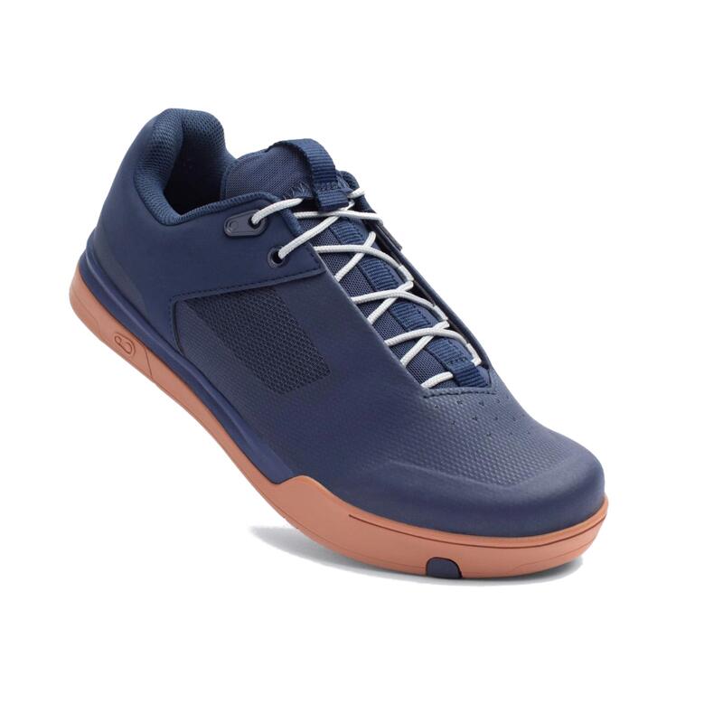 Buty MALLET LACE - granatowe/srebrne/brązowa podeszwa CRANKBROTHERS ...