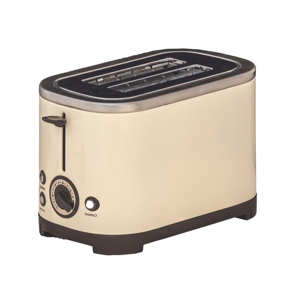 Quest Rocket 2-Slice Low Wattage Cream Stainless Steel Toaster ELSAN ...