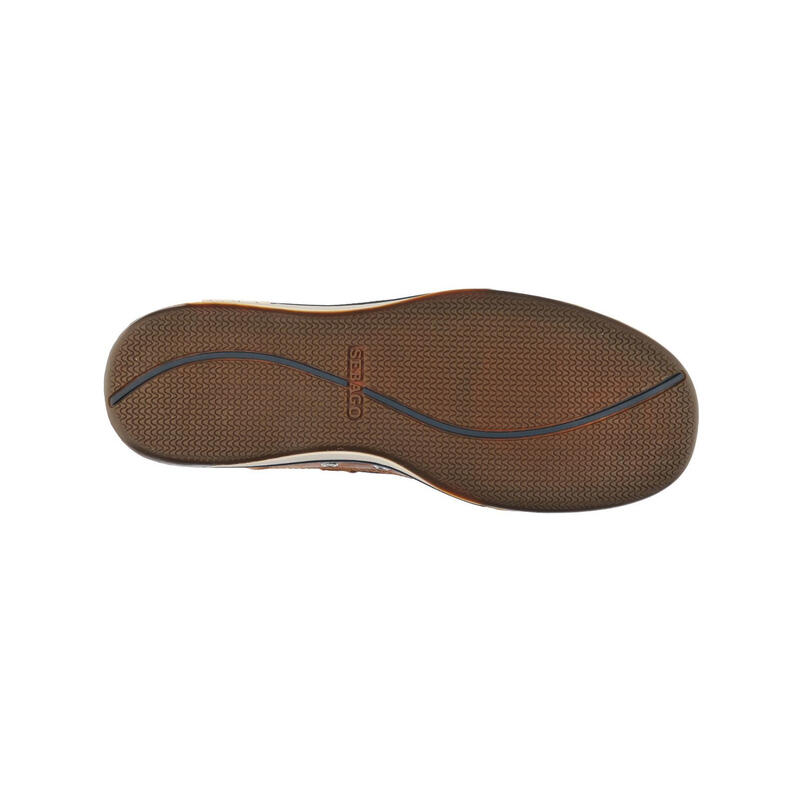 Triton Three-Eye chaussures bateau homme walnut leather SEBAGO | Decathlon