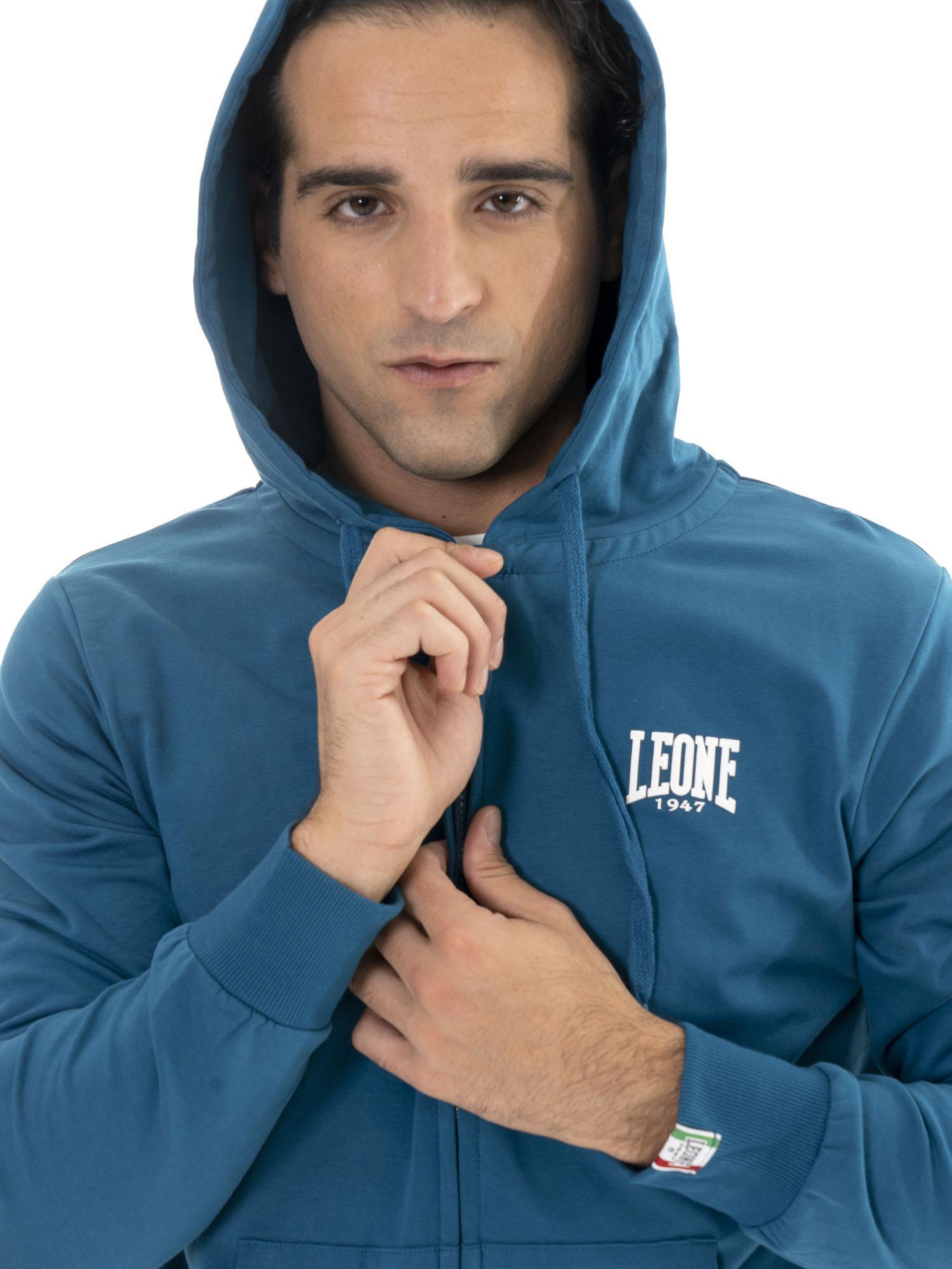 Leone Herren-Sweatshirt mit Kapuze und Basic-Reißverschluss | Decathlon