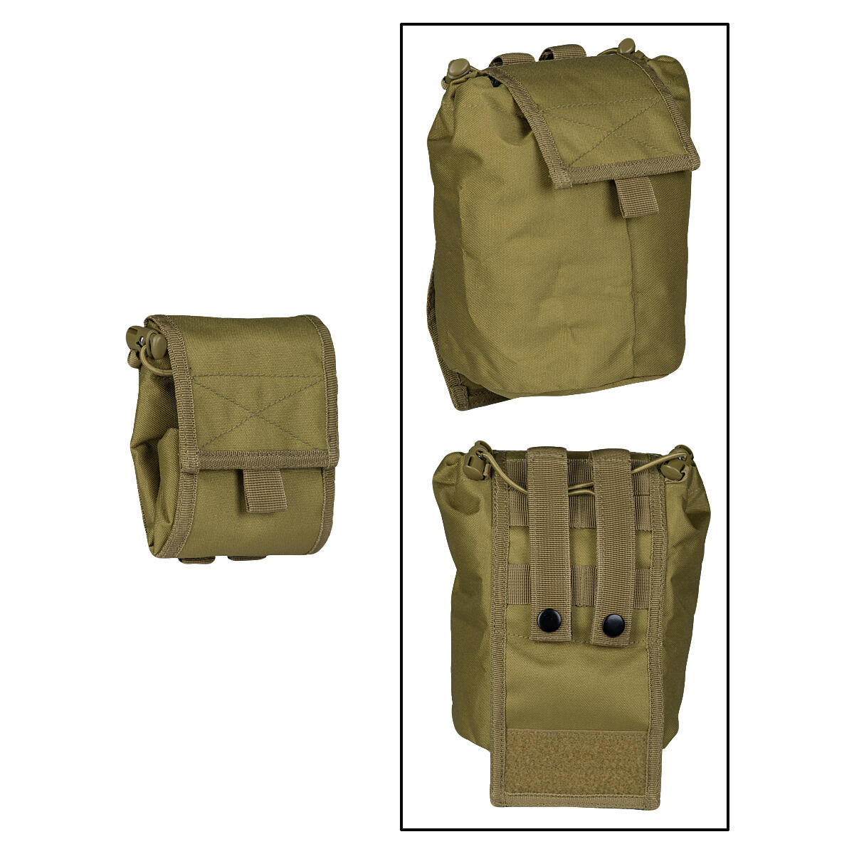 Mil-Tec Empty Shell Pouch Collapsible Coyote | Decathlon