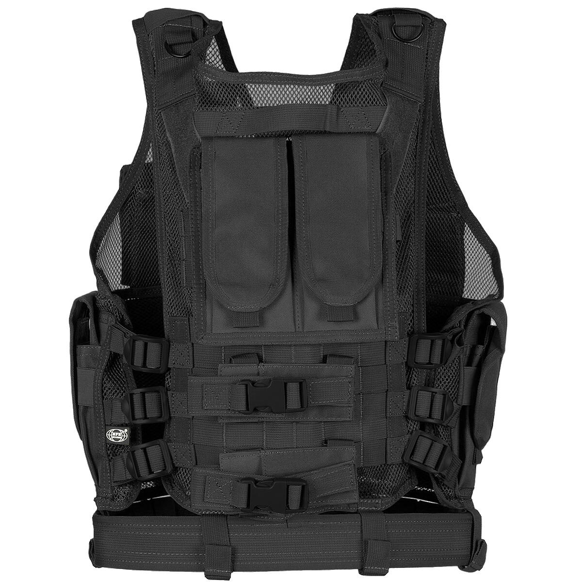 MFH USMC Vest with belt Black | Decathlon