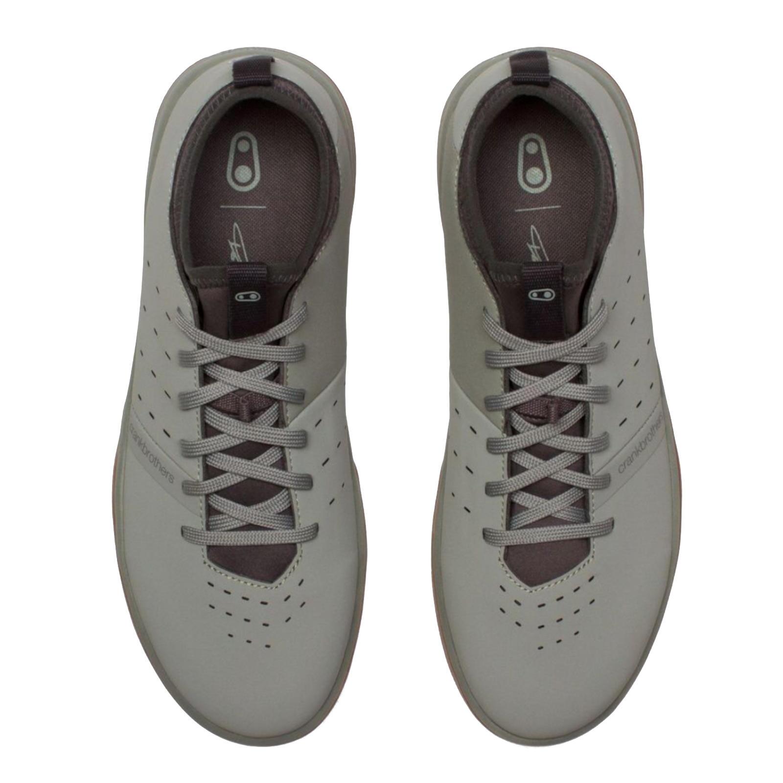 STAMP STREET LACE shoes - sage green/grey / brown sole CRANKBROTHERS ...