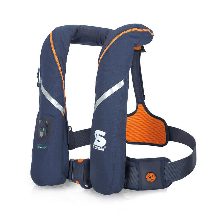 Secumar Inflatable lifejacket Sur vival 275 Duo Protect SECUMAR - Decathlon