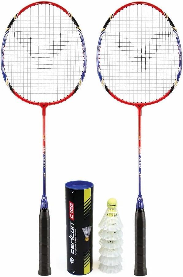 Victor ST 1650 Badminton Racket Twin Set & Shuttles VICTOR | Decathlon