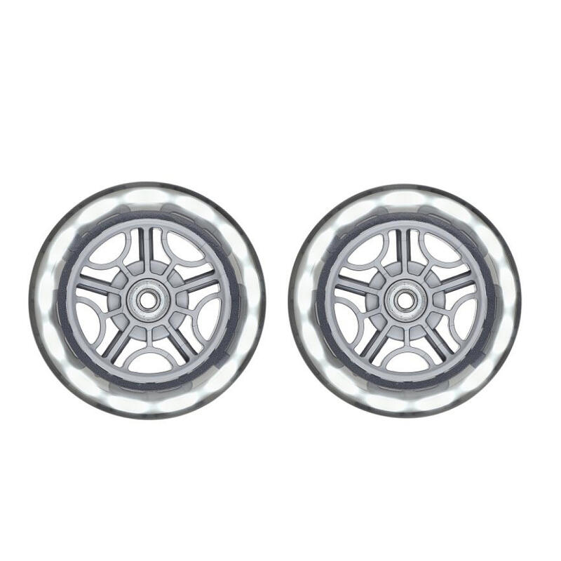 Set 2 roues lumineuses blanches GO-UP/PRIMO/ELITE/ EXPERT/FLOW GLOBBER ...