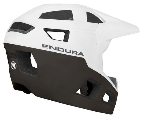 Endura SingleTrack Full-Face MTB-helm Wit - Maat L | Decathlon