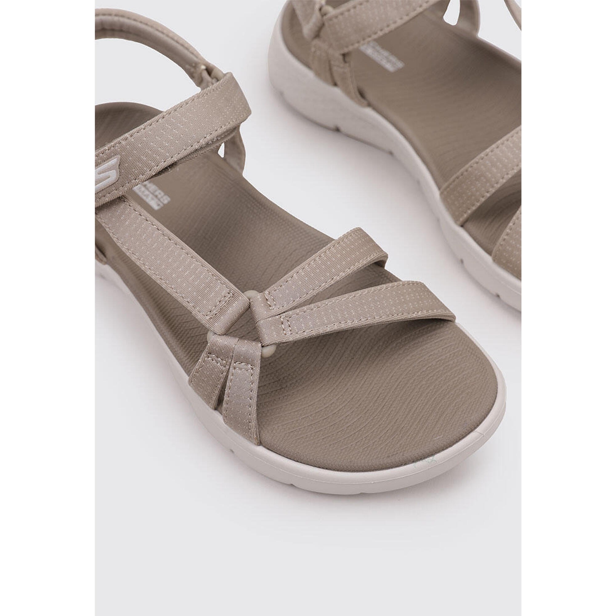 Szandál Skechers Modell Go Walk Flex Sandal Szín Világos Barna SKECHERS ...