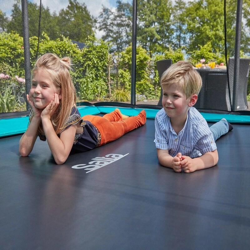 Trampoline - Sol Comfort Edition - 214 x 153 cm - Rectangulaire Vert ...