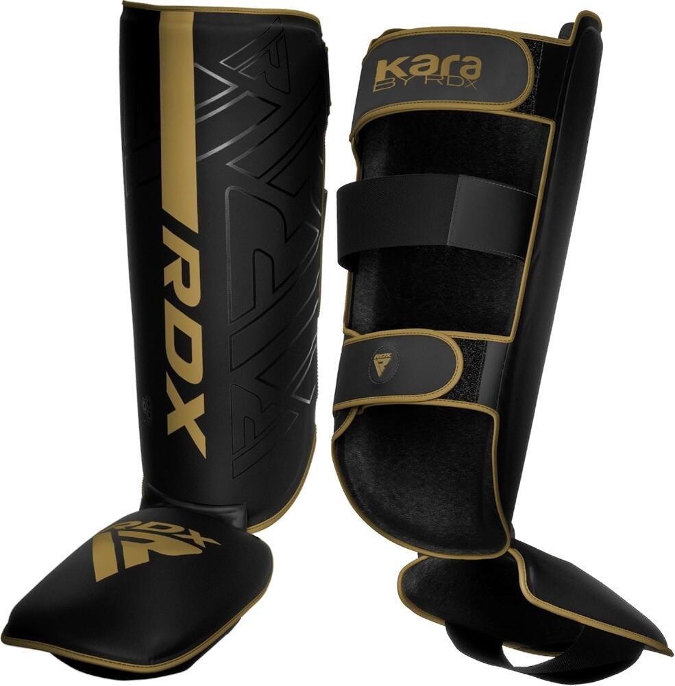 Schienbeinschoner F6 KARA – Schwarz/Gold – Groesse S RDX SPORTS | Decathlon