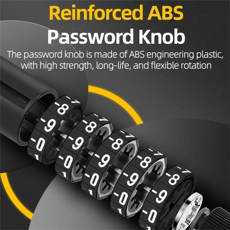 Bike Lock Cable for Road and Mountain Bikes with Password Security WEST ...